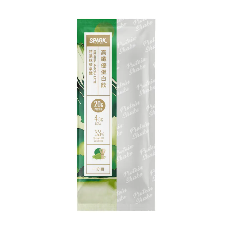 Spark Shake 高纖優蛋白飲 特濃抹茶拿鐵 單包裝 - 馬拉松世界